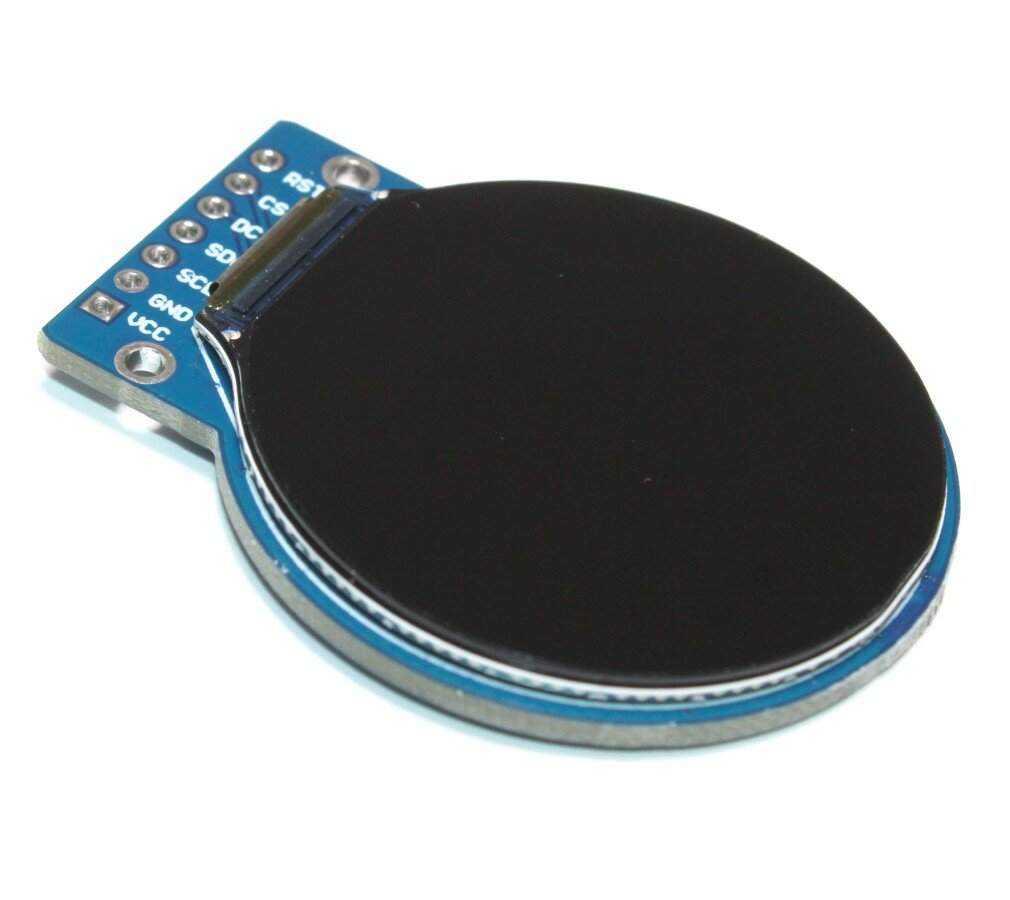 Дисплей 1.28", TFT, 240x240, IPS, RGB