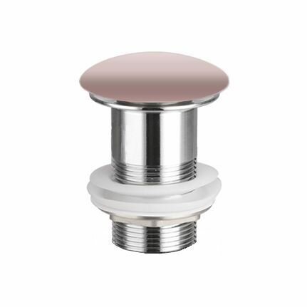 Донный клапан Ceramicanova CN2000MP с керамической накладкой click-clack розовый матовый