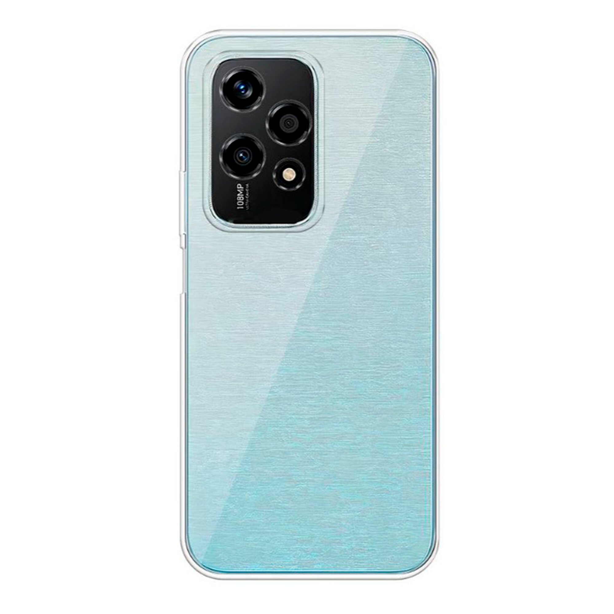 Чехол силиконовый для Honor 200 Lite (5G), с защитой камеры, X-CASE, прозрачный
