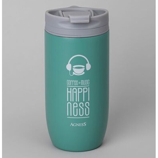 Термокружка Agness "happiness" 450 мл (709-113)