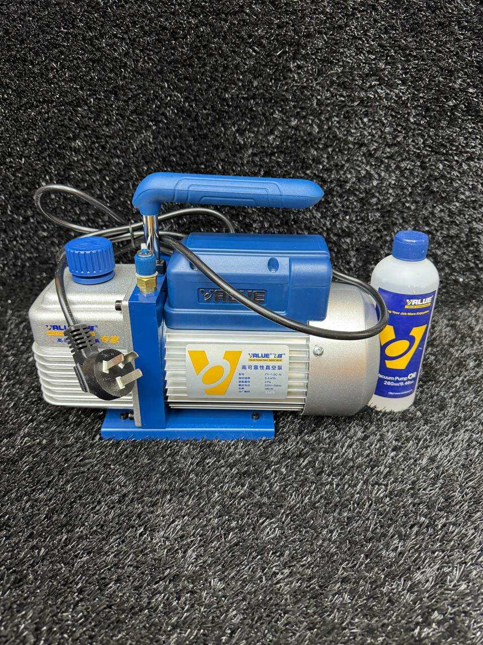 Вакуумный насос VALUE FY-1.5C-N (1 ступенчатый, 90 л/мин)