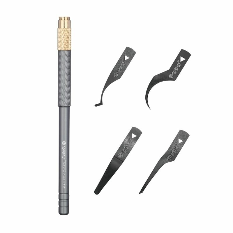 Набор комбинированных лезвий для удаления стружки ремонта мобильных телефонов, набор стружки-серый