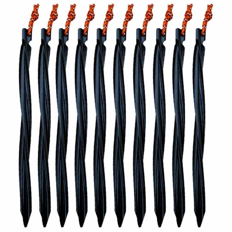 10 шт. 25 см сверхмощные колышки для палаток из алюминиевого сплава, кемпинговые садовые колья, гвозди земли