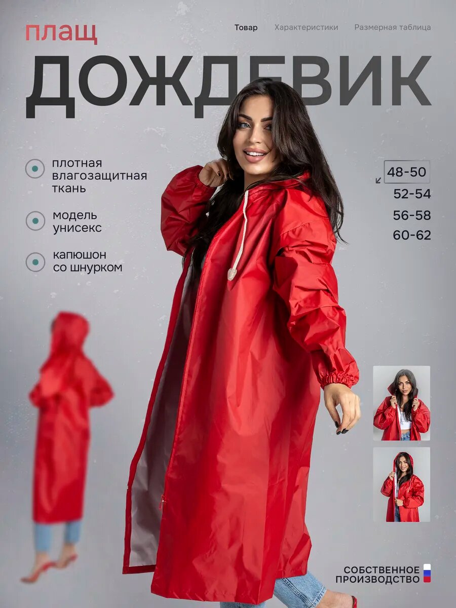 Плащ-дождевик