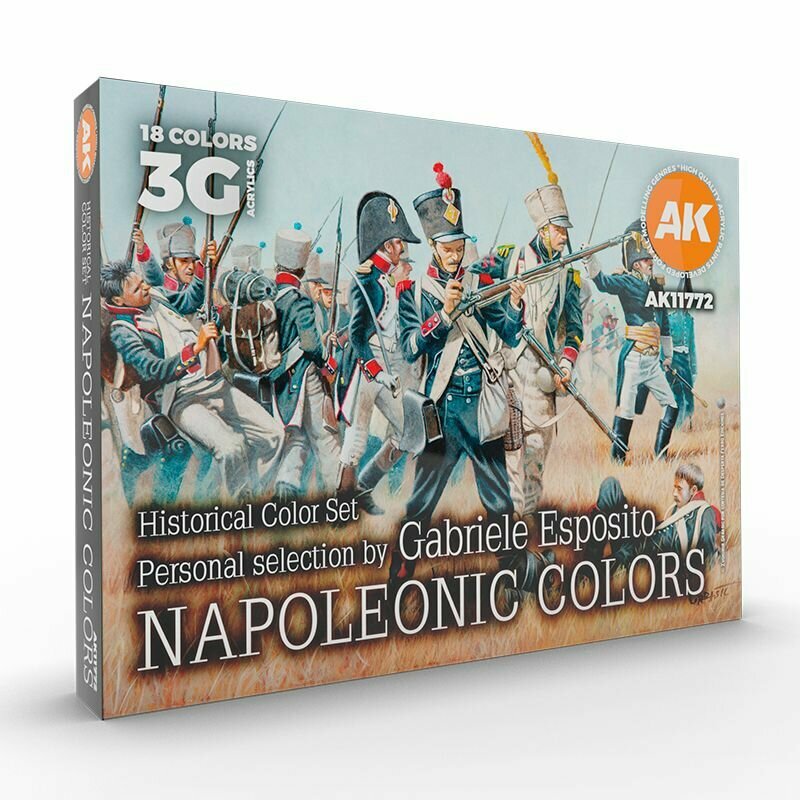Набор красок AK Interactive Signature Set - Napoleonic Colors by Gabriele Esposito