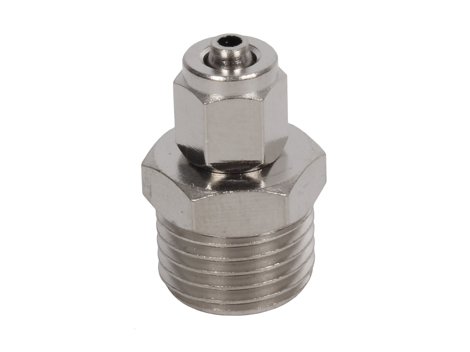 Фитинг прямой с внешней резьбой и накидной гайкой KPC4-02-1/4