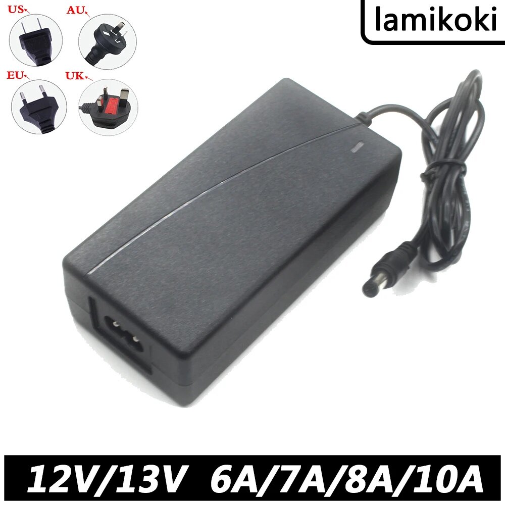 Ламакоки блок питания 12В 6-10А для ЖК-монитора 13V, EU, 7A