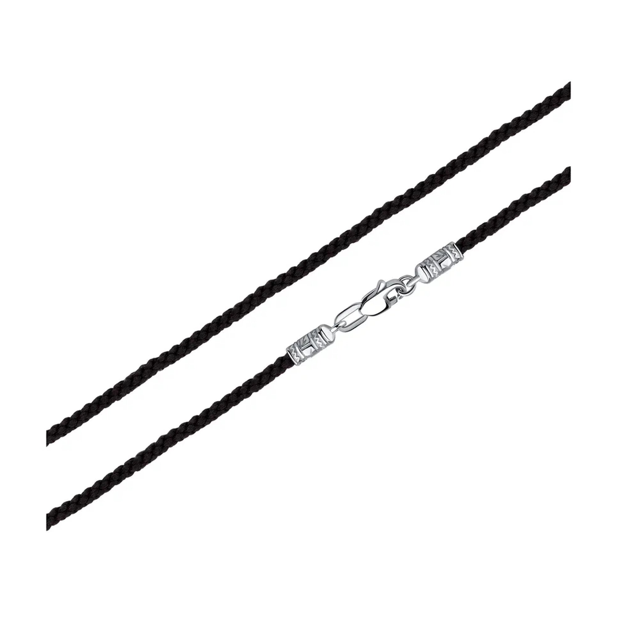 Шнур Diamant online, серебро, 925 проба, родирование