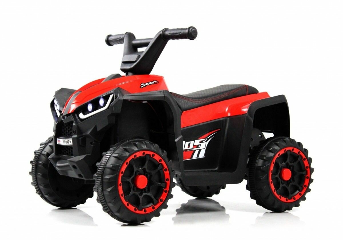 Детский электроквадроцикл Rivertoys K004PX красный