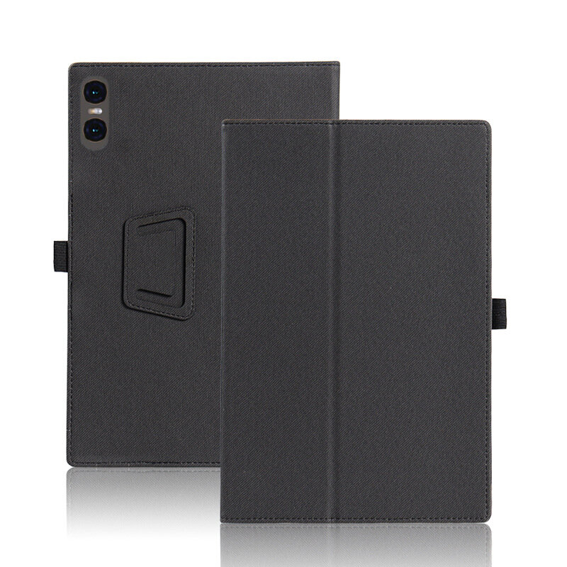 Чехол MyPads для Teclast T40 Air из качественной импортной кожи с мульти-подставкой в черном цвете MyPads