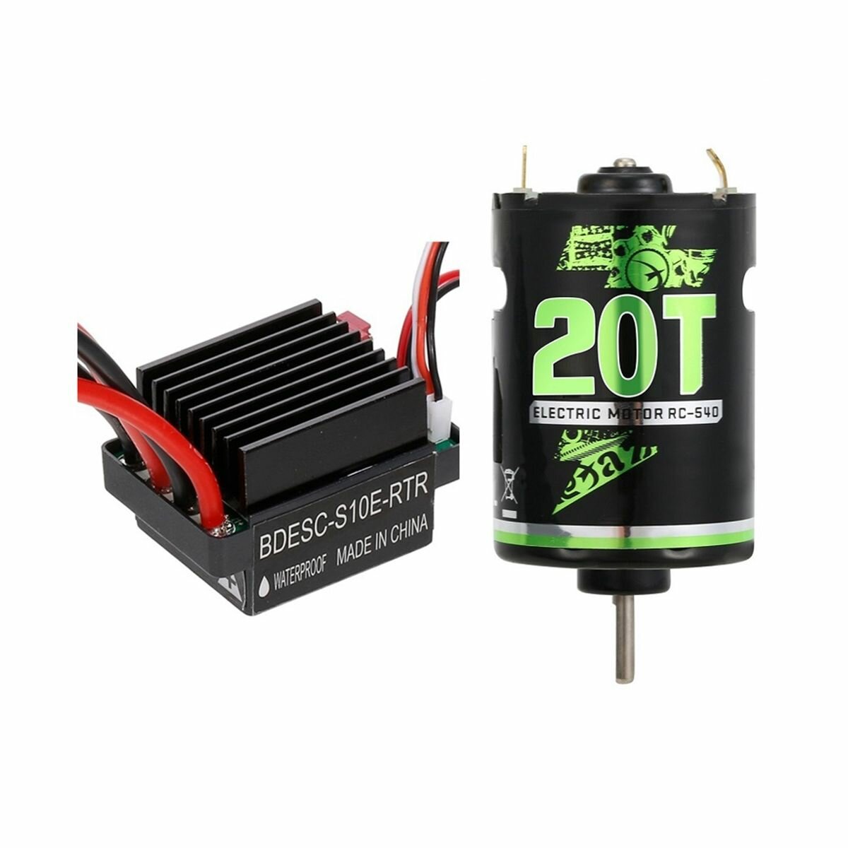 ESC 320A + коллекторный двигатель 540 20 зуб. MyPads