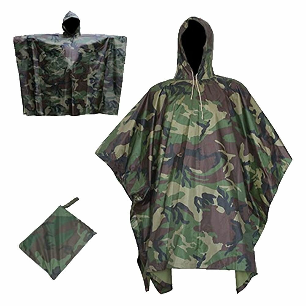 Пончо-дождевик туристический