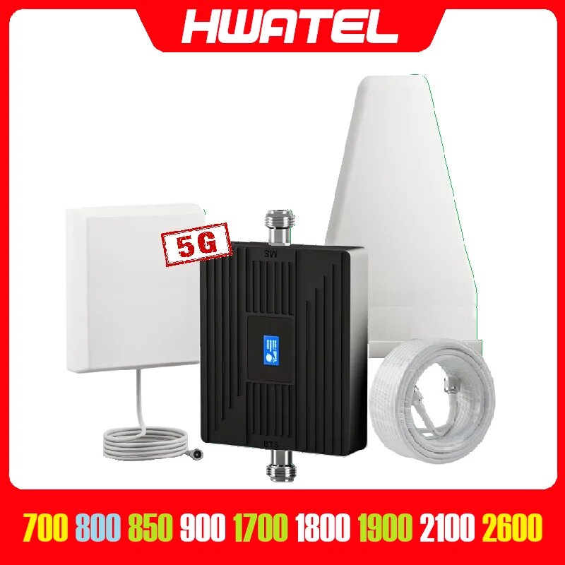 Усилители сигнала LTE GSM 2G 3G 4G 5G Усилитель сотового телефона Усилитель мобильного сигнала Усилитель сотового сигнала Повторитель 4G 1800-2100 B3-B1