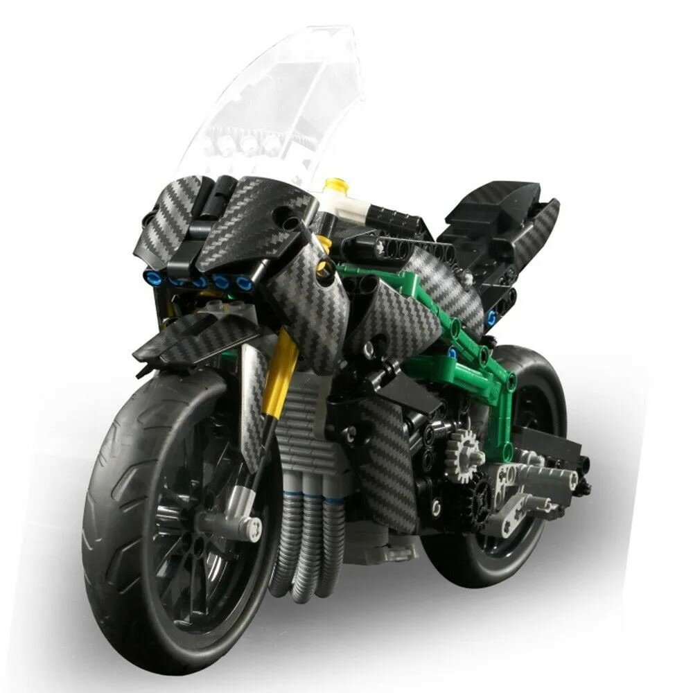 Конструктор Mould King 23002 Мотоцикл Kawasaki H2R 639 деталей, развивающий конструктор