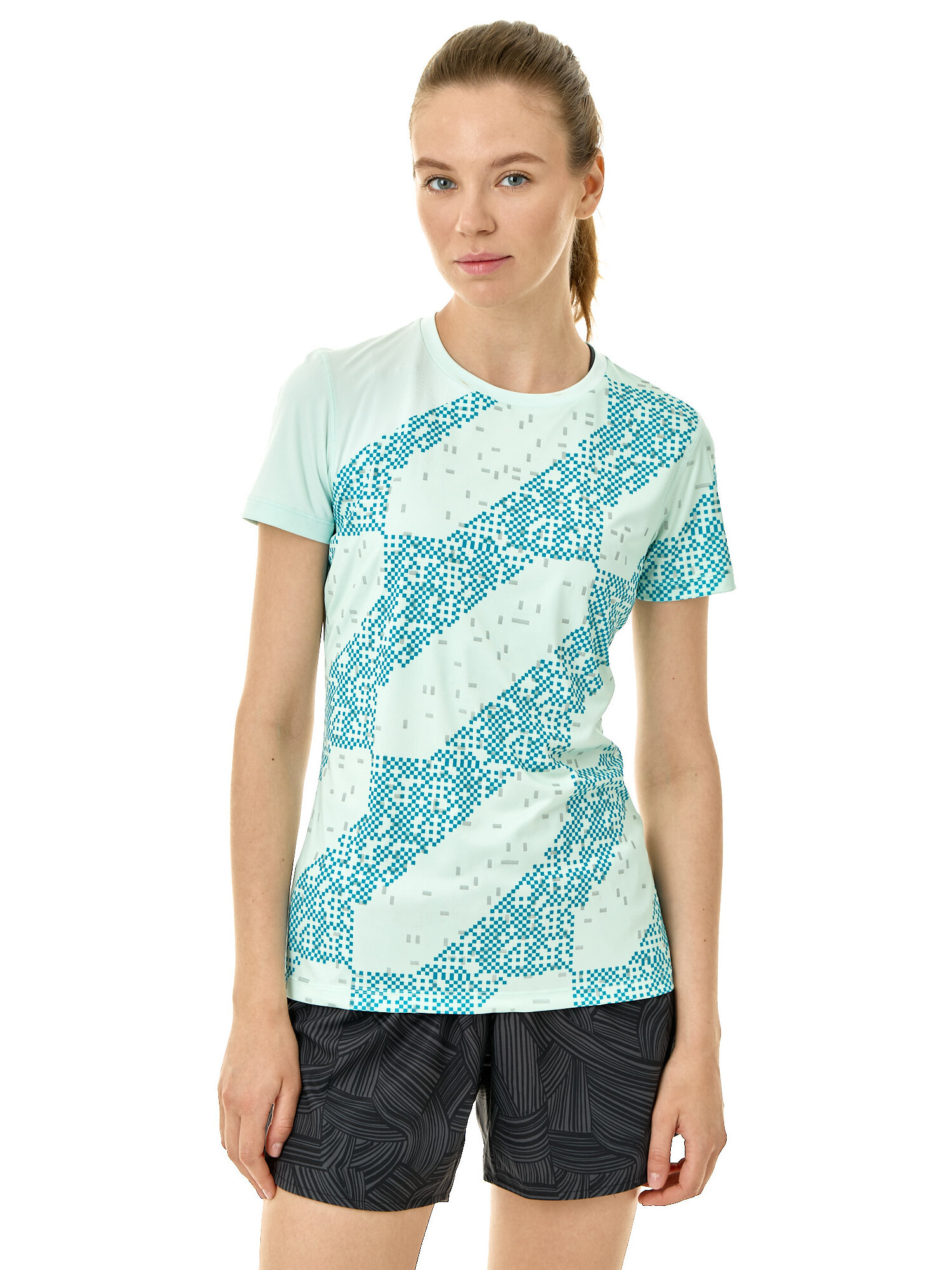 Футболка спортивная Lite show ss lite stripe