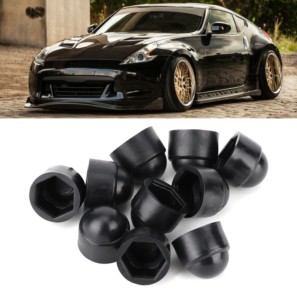 10 шт. 15 мм/0,59 дюйма M8 Пластиковые шестигранные винты Гайки Крышка головки Аксессуар