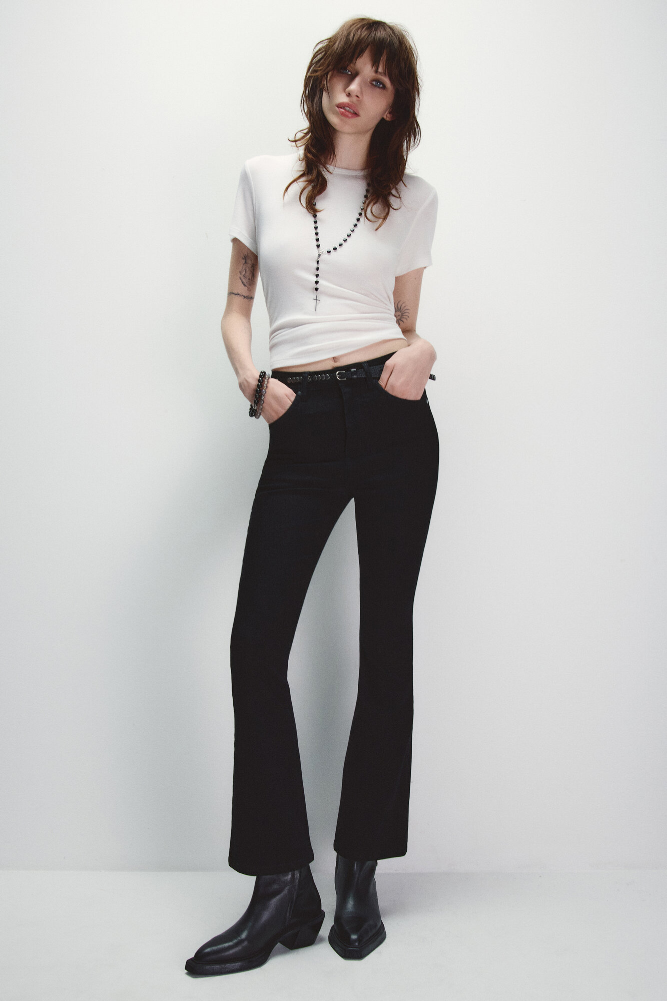 Джинсы клеш Women Rock 