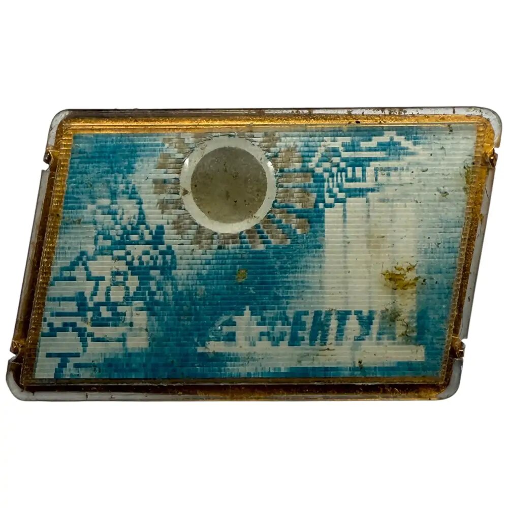 Знак "Ессентуки" СССР 1981-1990 гг. (переливашка, голубой)