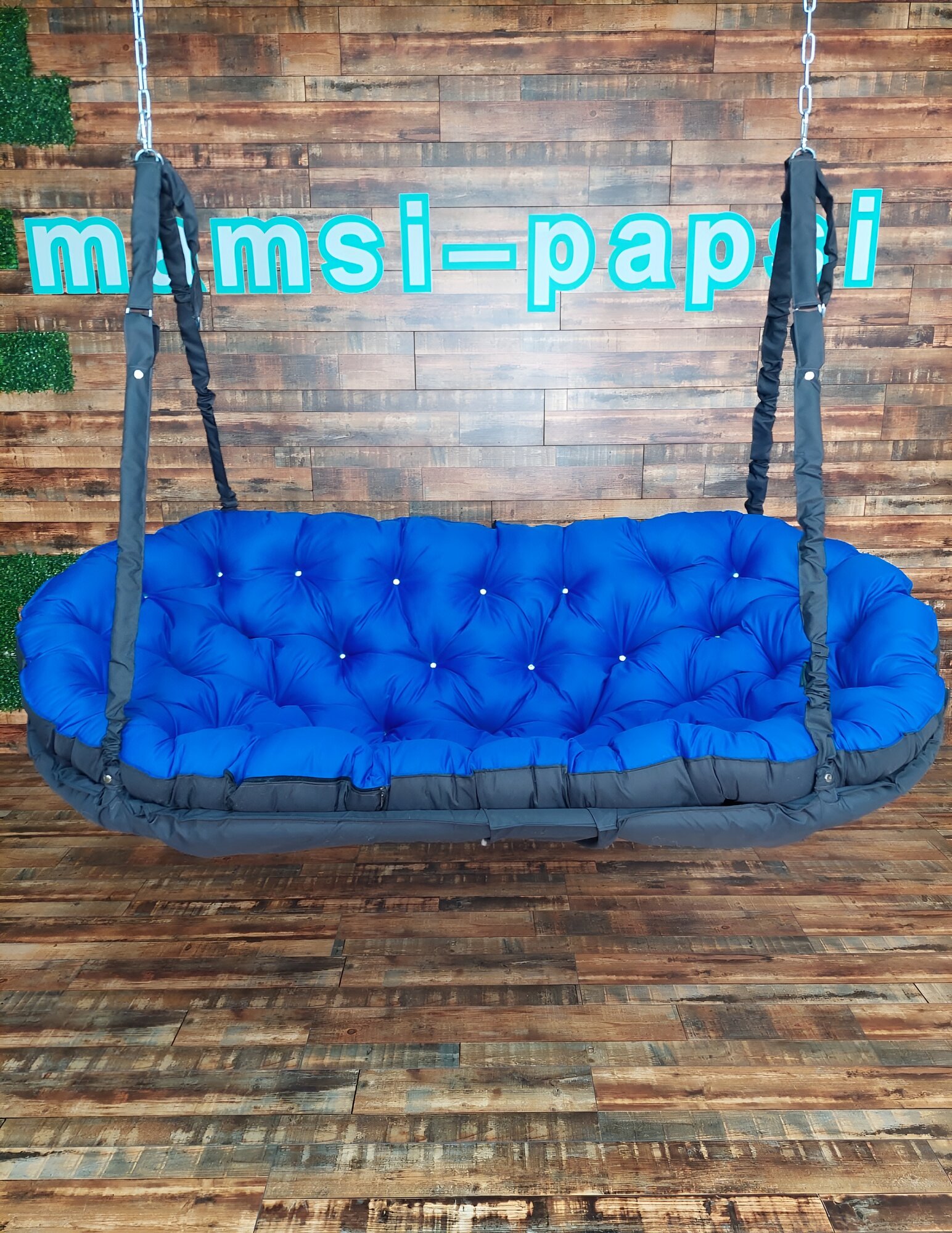 Подвесные качели качели садовые 185х100см с 2-х сторонним матрасом