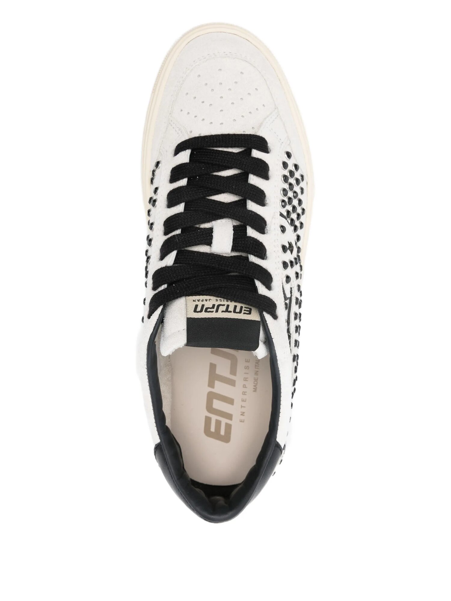 Кроссовки Enterprise Japan Suede sneakers, размер 40, бежевый/белый — фото 1