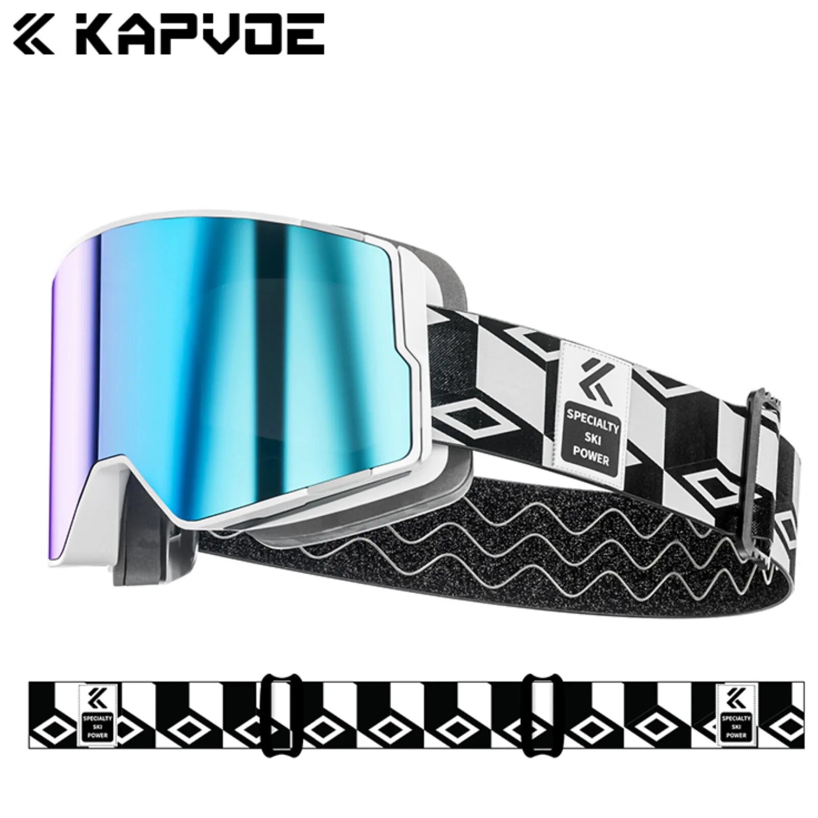 Kapvoe лыжные очки Color: 02