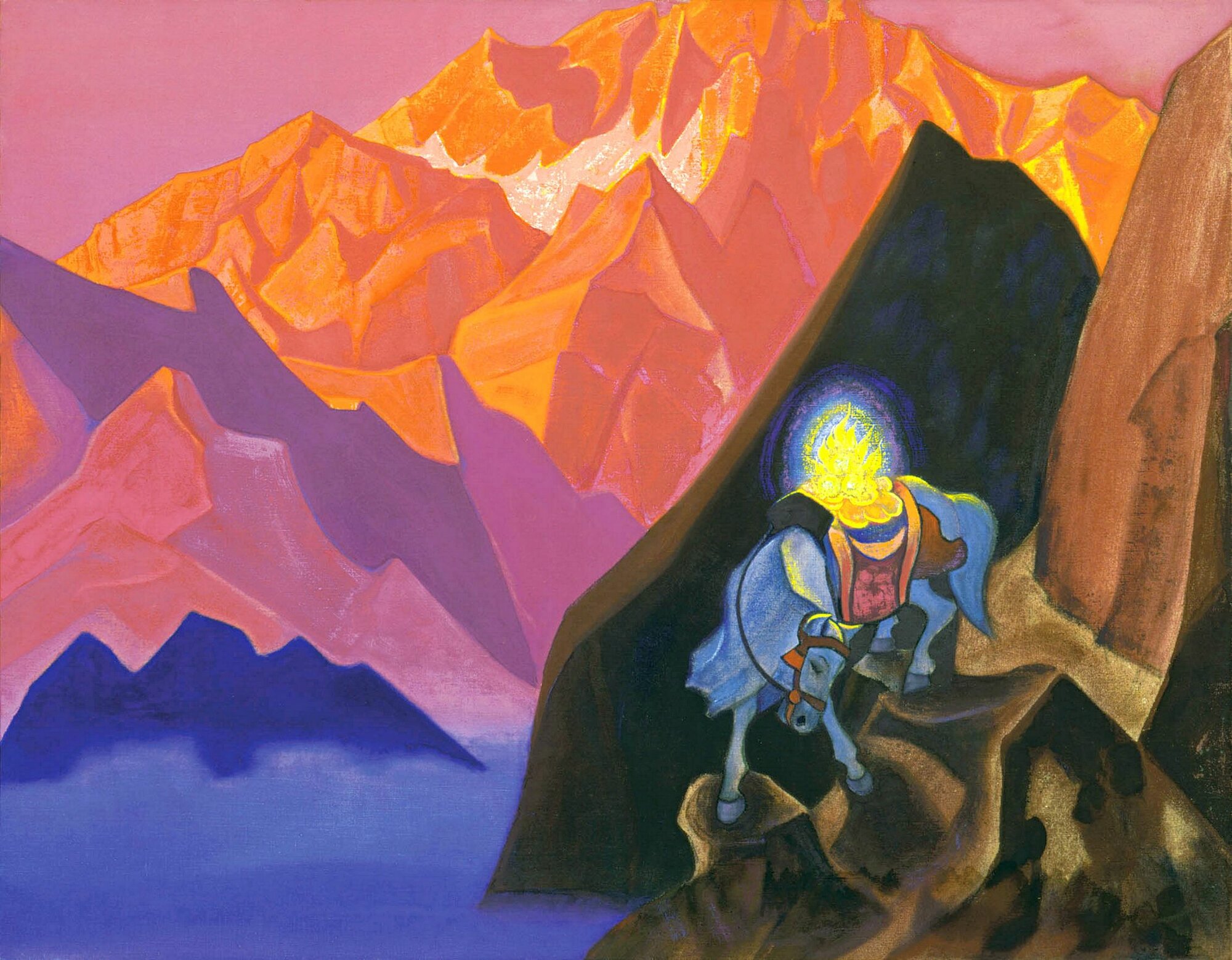 Картина Рериха Николая Чинтамани 80х62 см