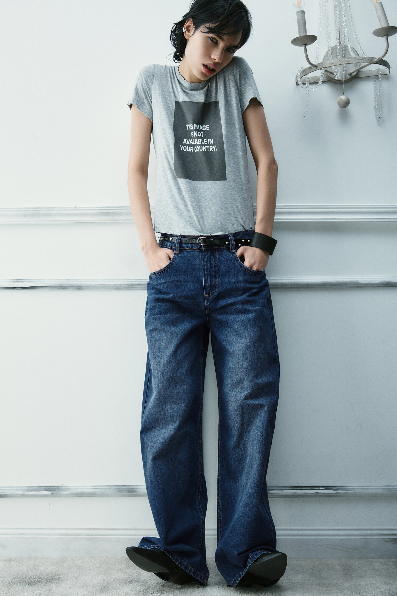 Джинсы багги Exclusive online 