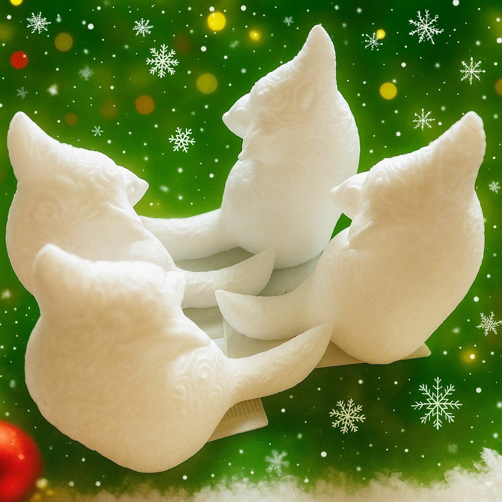 Декоративный орнамент Волк/Лиса. Фигурка. Статуэтка. Скульптура. Для украшения, декора. Готика.