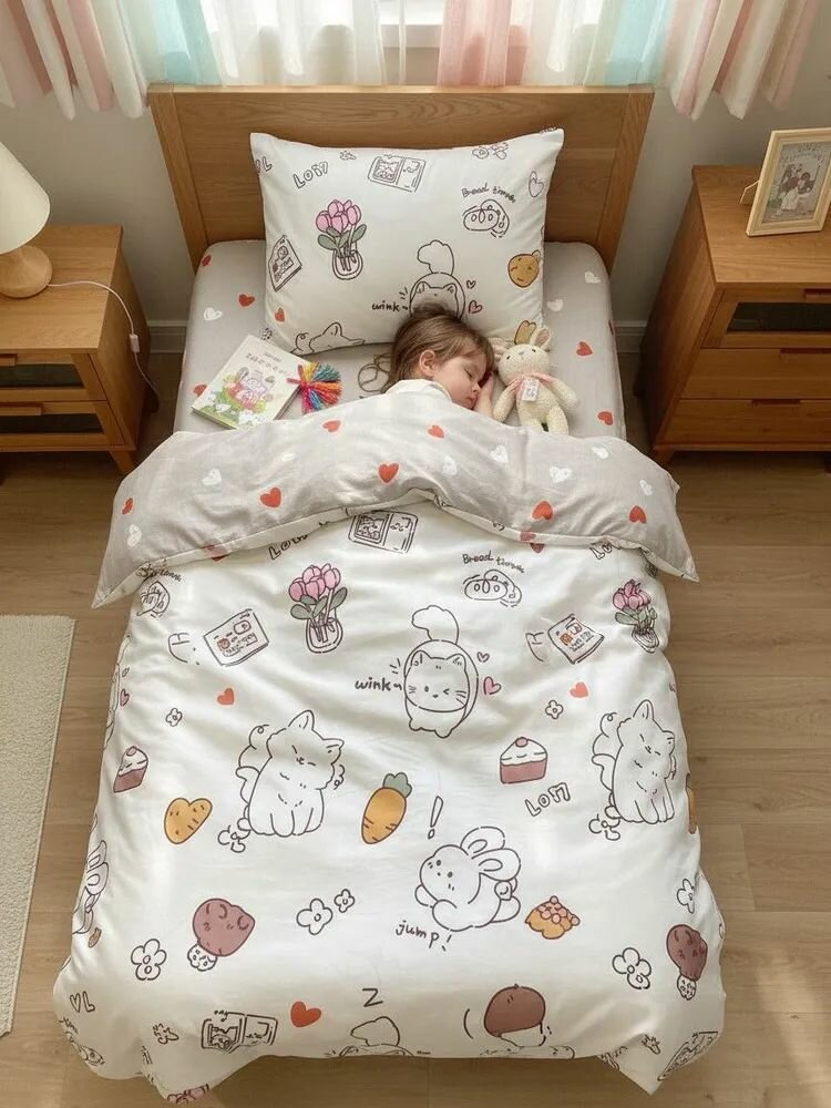 COROCOCO комплект постельного белья Сладкое утро 180х90х22