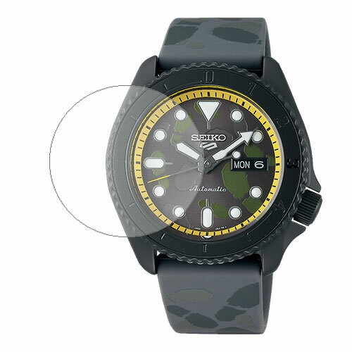 Скрин Мобайл защитный экран для часов Seiko SRPH69K1 из гидрогелевая плёнка прозрачная