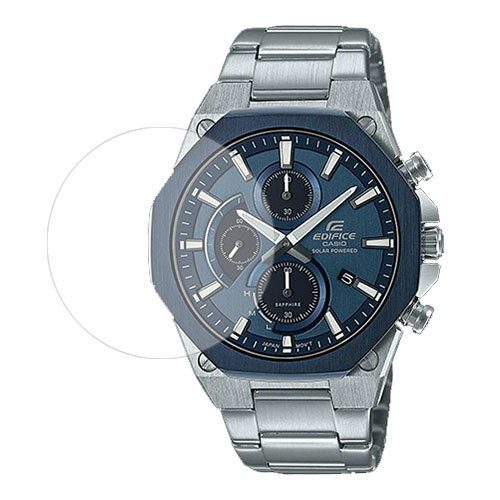 Скрин Мобайл защитный экран для часов Casio EFS-S570DB-2A из гидрогелевая плёнка прозрачная