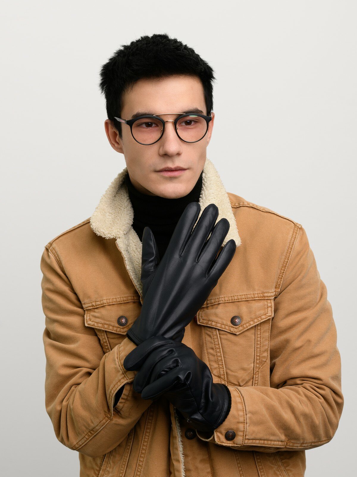 Перчатки Кожаные перчатки для мужчин