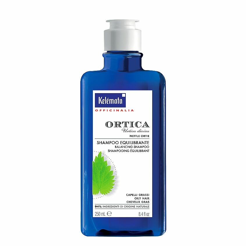 KELEMATA Шампунь для волос оживляющий с листьями мяты Balancing Shampoo, 250 мл