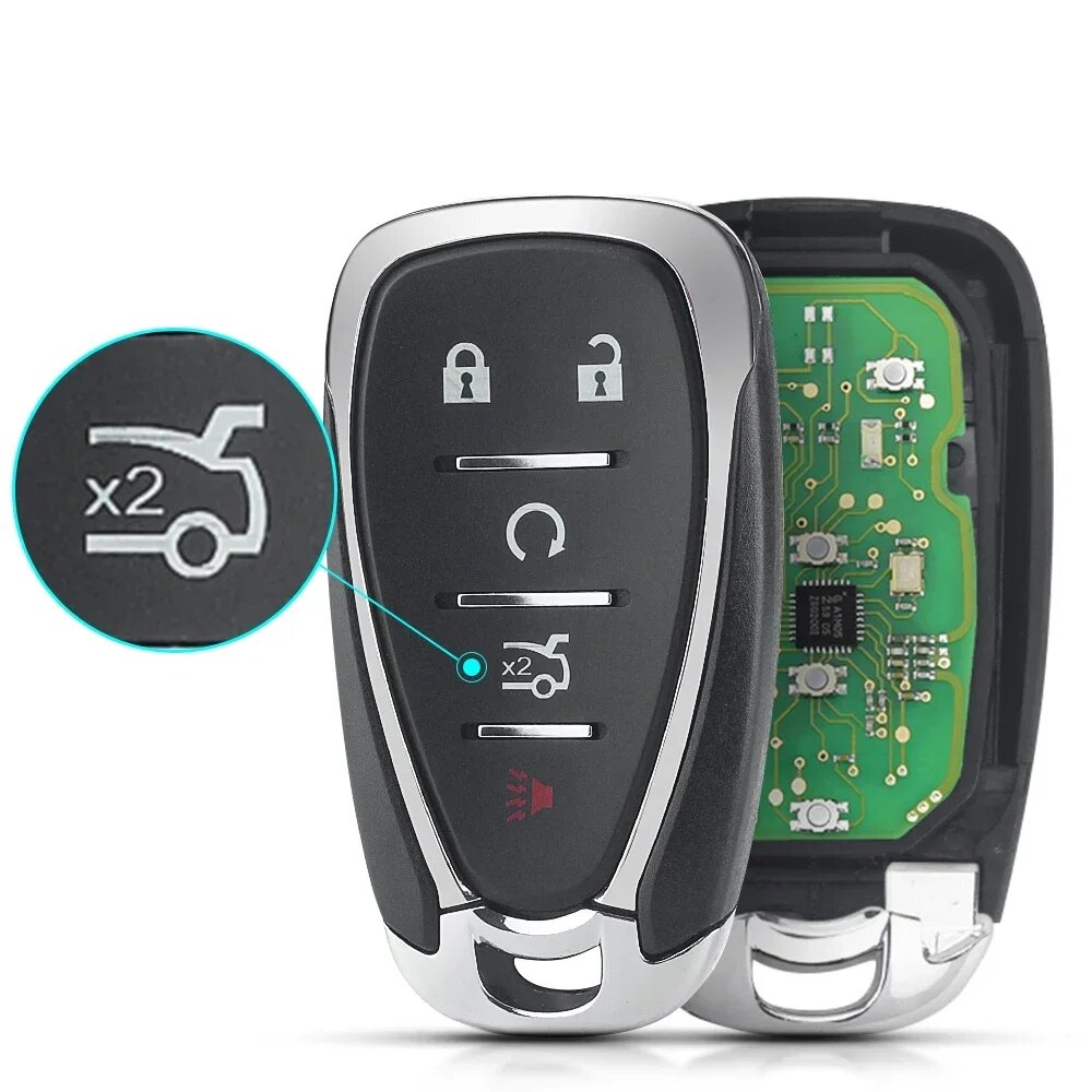 2шт. Ключ авто KEYYOU 433MHz HYQ4EA для Chevrolet Volt Blazer