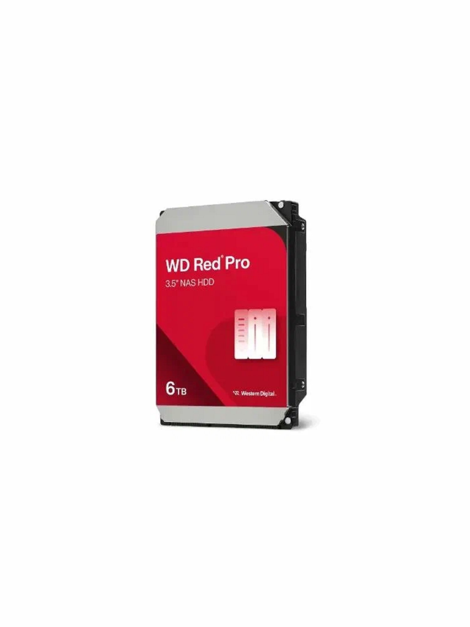 Жесткий диск Western Digital Red Pro 6ТБ, 3.5", SATA III, 7200 об/мин