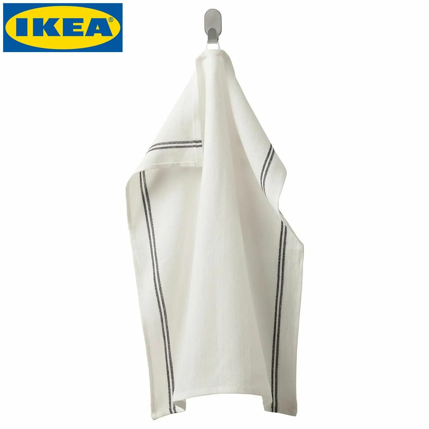 IKEA Полотенце кухонное, Льняная фактура, 45x60, 1шт