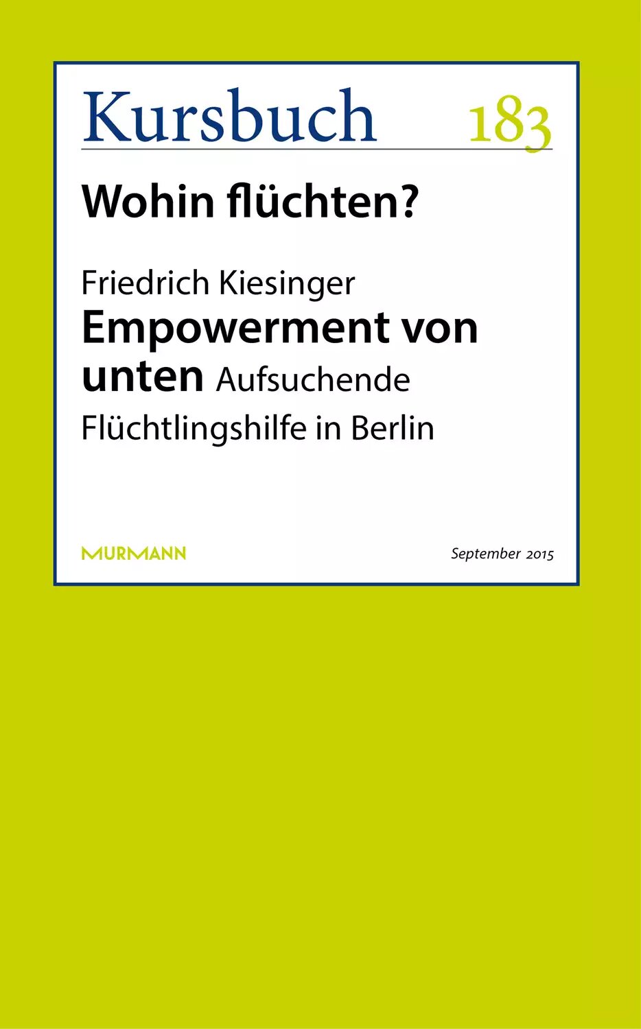 Empowerment von unten [Цифровая книга]