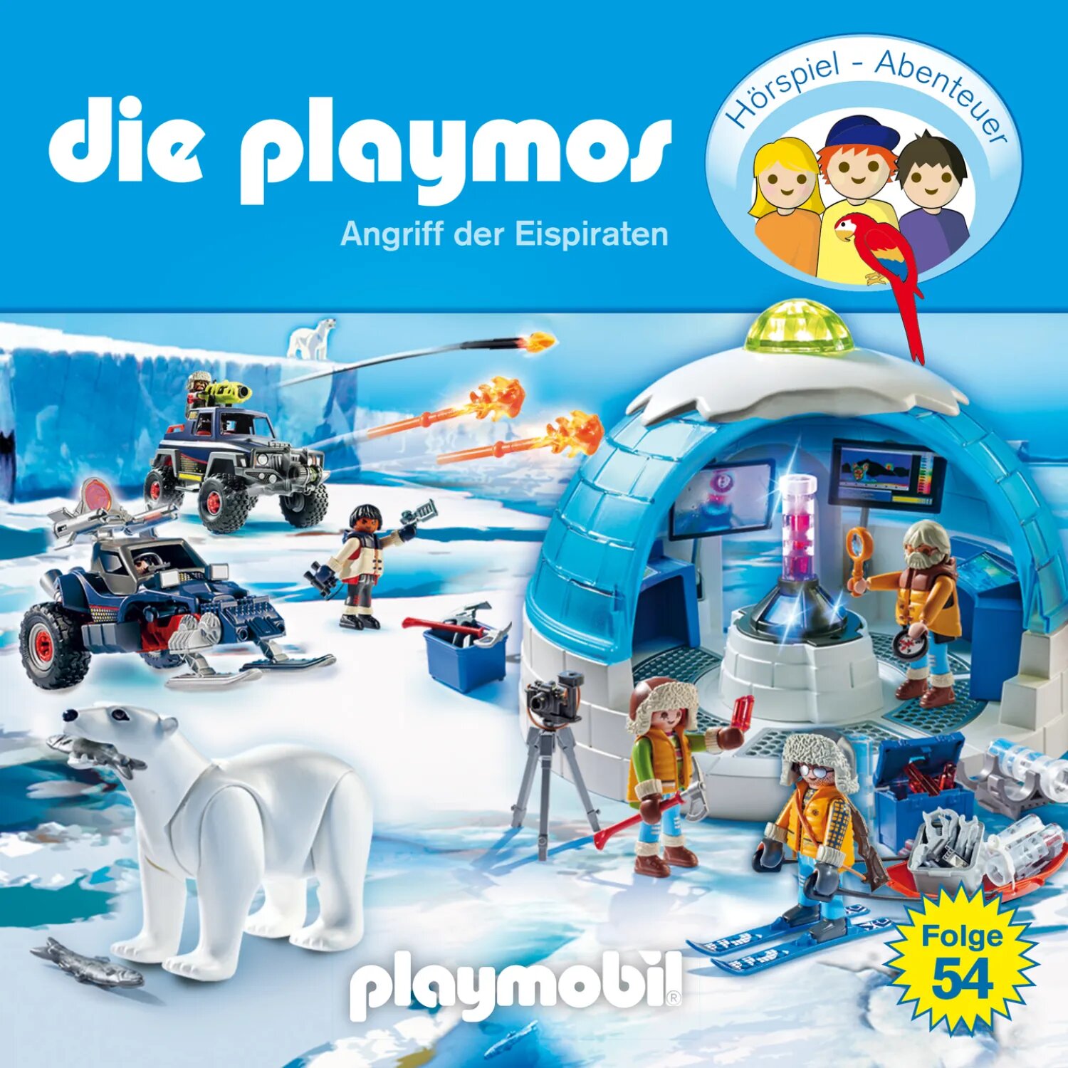 Die Playmos - Das Original Playmobil Hörspiel, Folge 54: Angriff der Eispiraten [Аудиокнига]