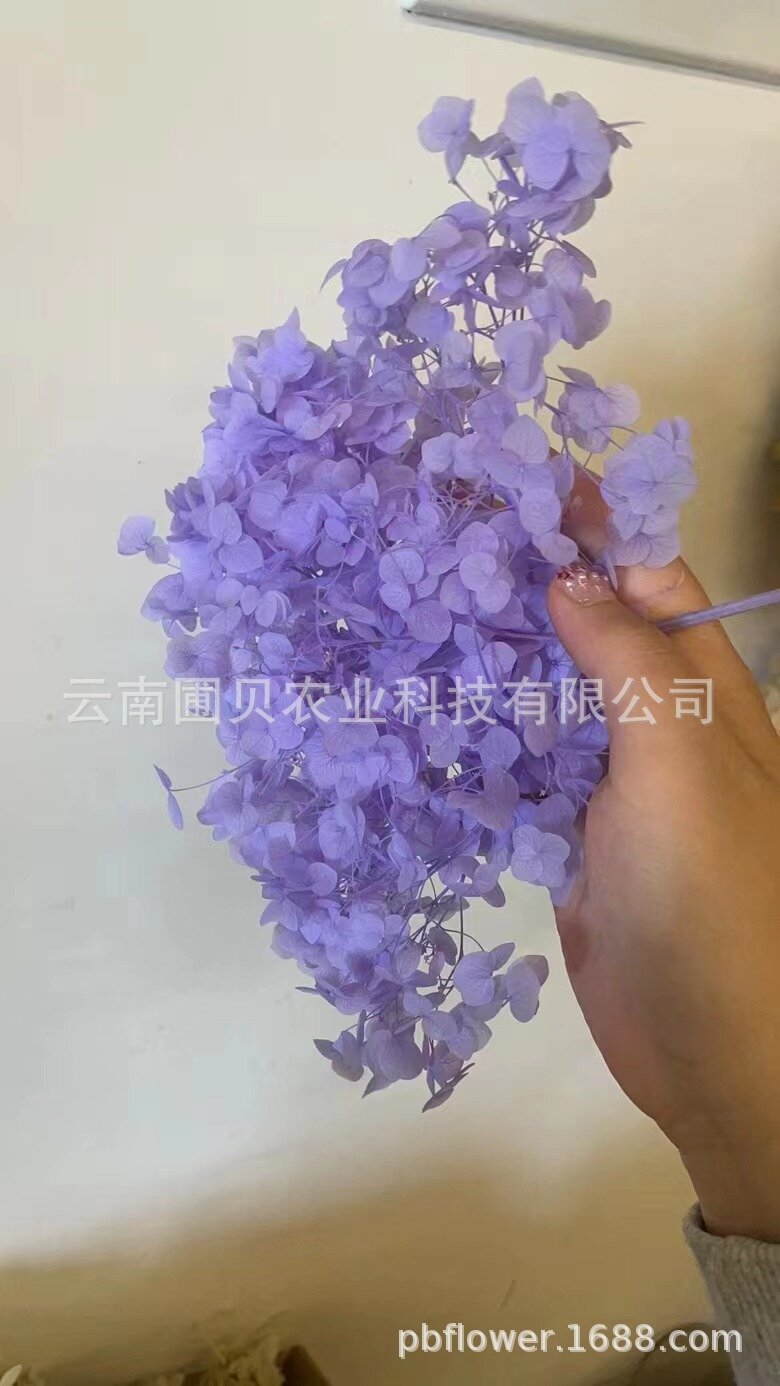 Подарочная коробка Flower Anna Hydrangea, ручная работа, голубой цвет, 100 г