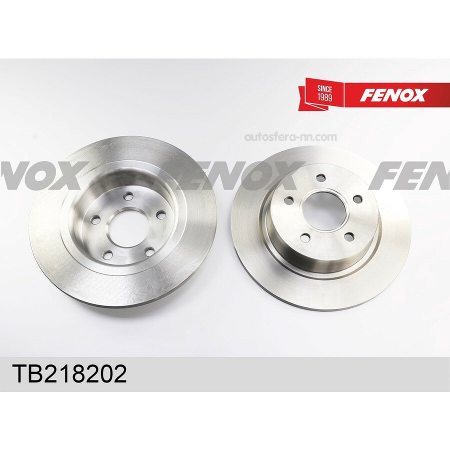 FENOX TB218202 Диск тормозной