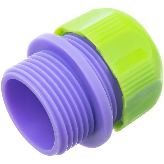 Соединитель пластмассовый Palisad , для шланга 1/2, с внешней резьбой 3/4 66145