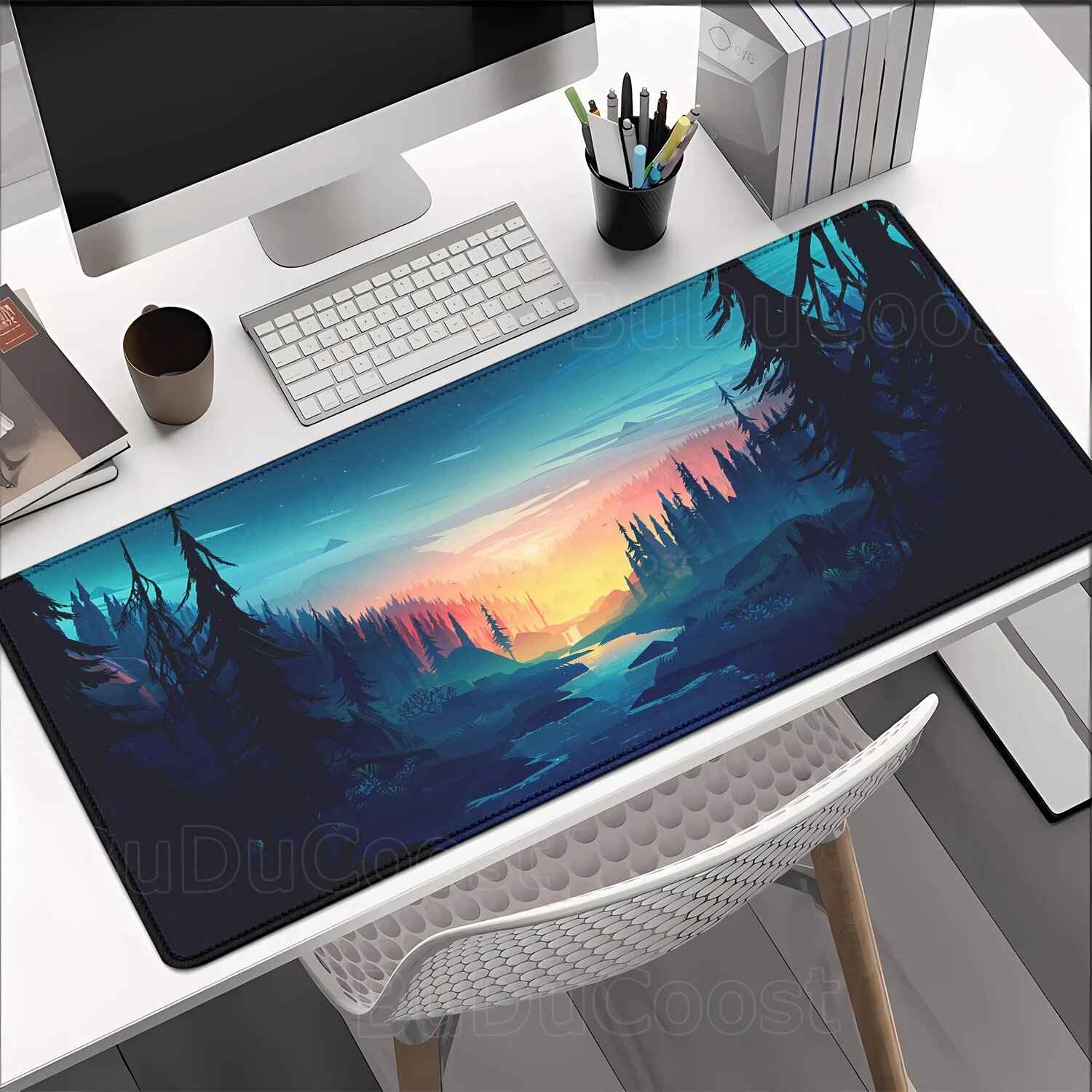 Коврик для мыши BuDuCoost Deep Forest, 300x600 мм, forest 6