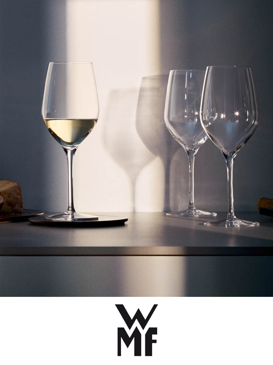 Набор бокалов для белого вина WMF Easy Plus, 6 шт, 390 мл, хрустальное стекло