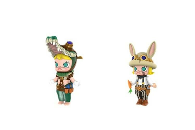 Коллекционная фигурка унисекс POP MART MOLLY Steampunk, Confirmed-Crocodile Gabu+Bunny Qiqi (Open)