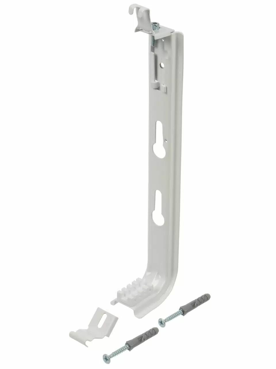 Кронштейн Сантехкреп для панельного радиатора, 300 мм, настенный, регулируемый, глубина до 9.3 мм