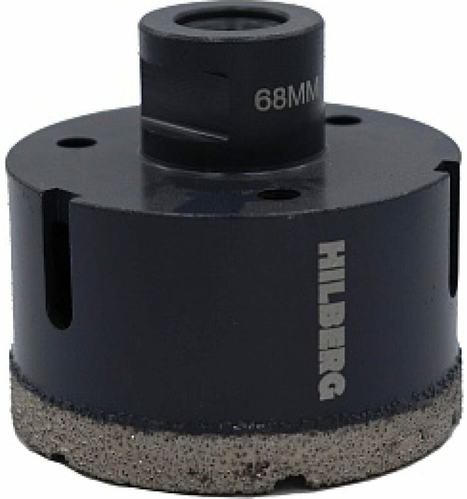 Алмазная коронка по керамике и керамограниту Hilberg Super Hard