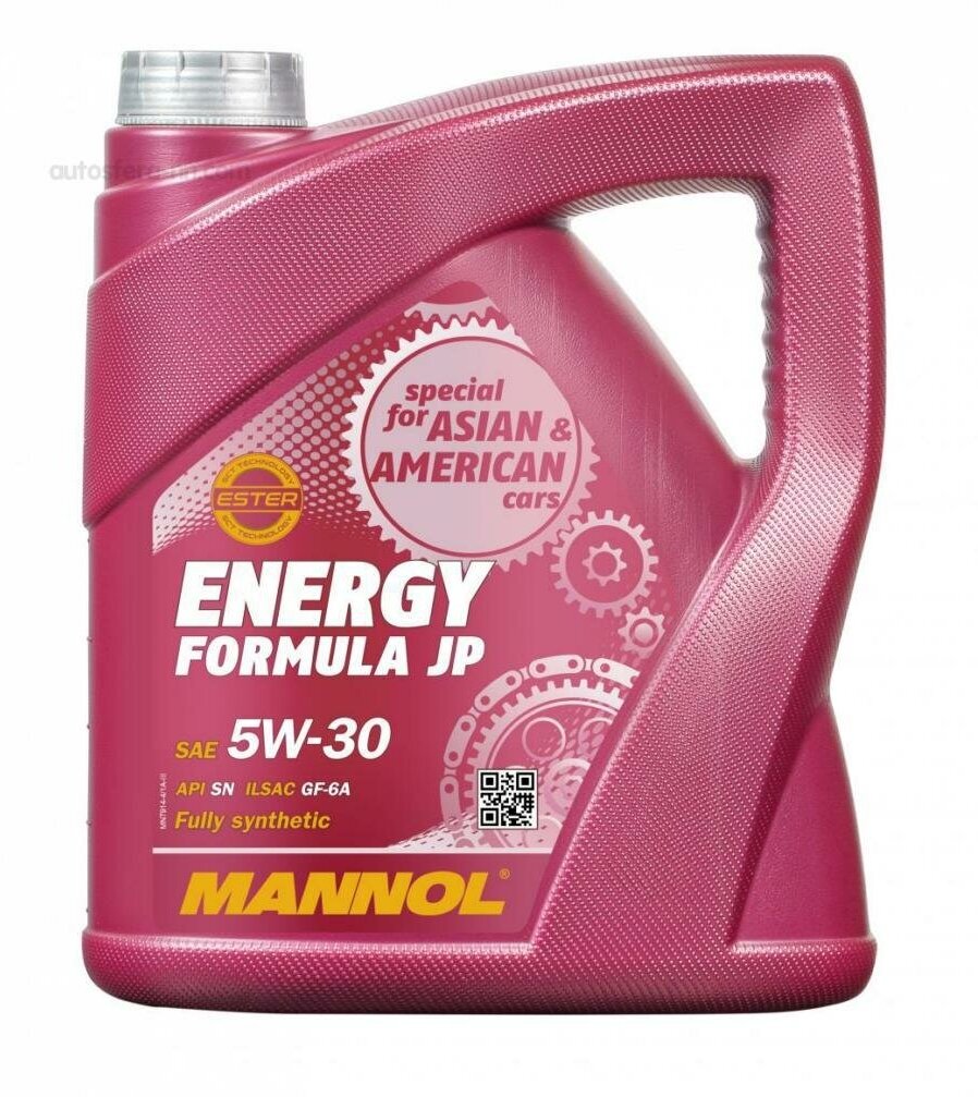 Синтетическое моторное масло Mannol Energy Formula JP 5W-30 — купить в ...
