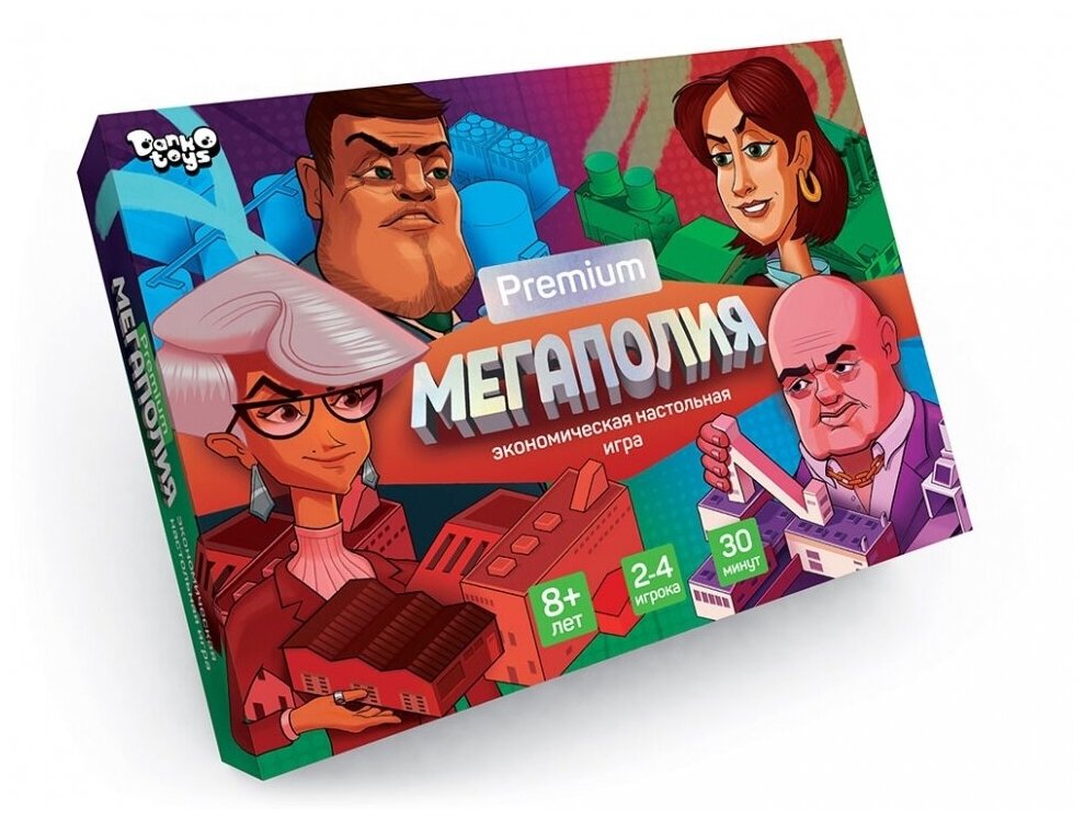 Настольная экономическая игра "Мегаполия Premium"