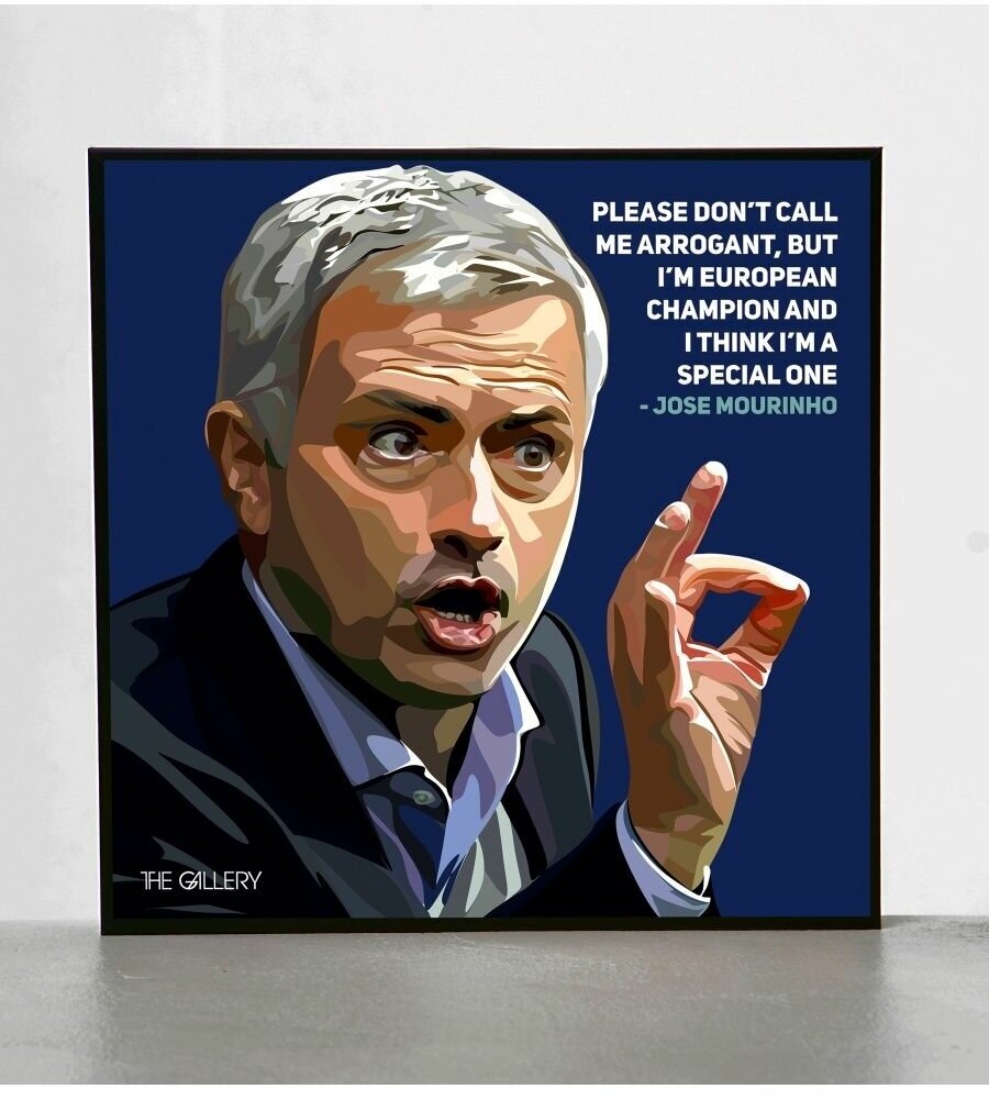 Картина постер Поп-арт Жозе Моуринью Футбол Челси
