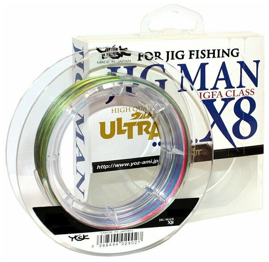 Шнур плетеный ULTRA Jig Man X8 200m #0.6-11lb